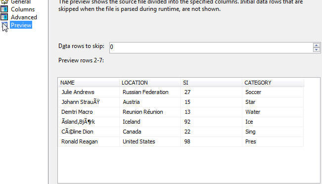 Import UTF-8 Unicode Special Characters with SSIS